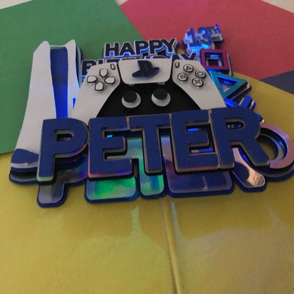 Handmade | Other | Video Game Cake Topper 3d | Poshmark